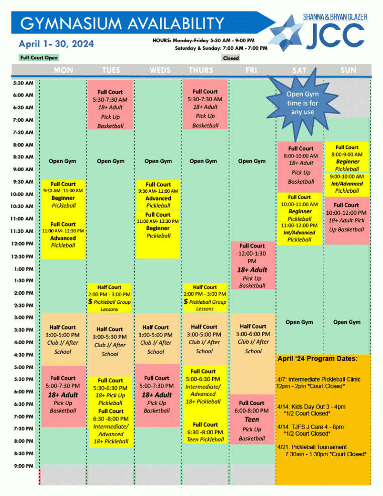 Multi-Sports Court | Shanna and Bryan Glazer JCC