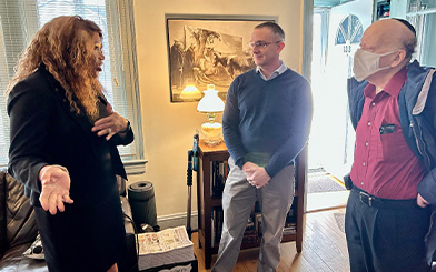 Federation Leaders Meet with New Highland Park Mayor | Jewish ...