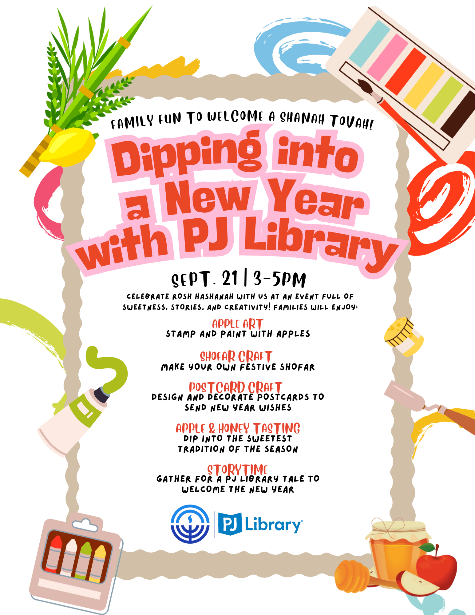 PJ Library: Dipping into a New Year with PJ Library | Jewish Federation ...