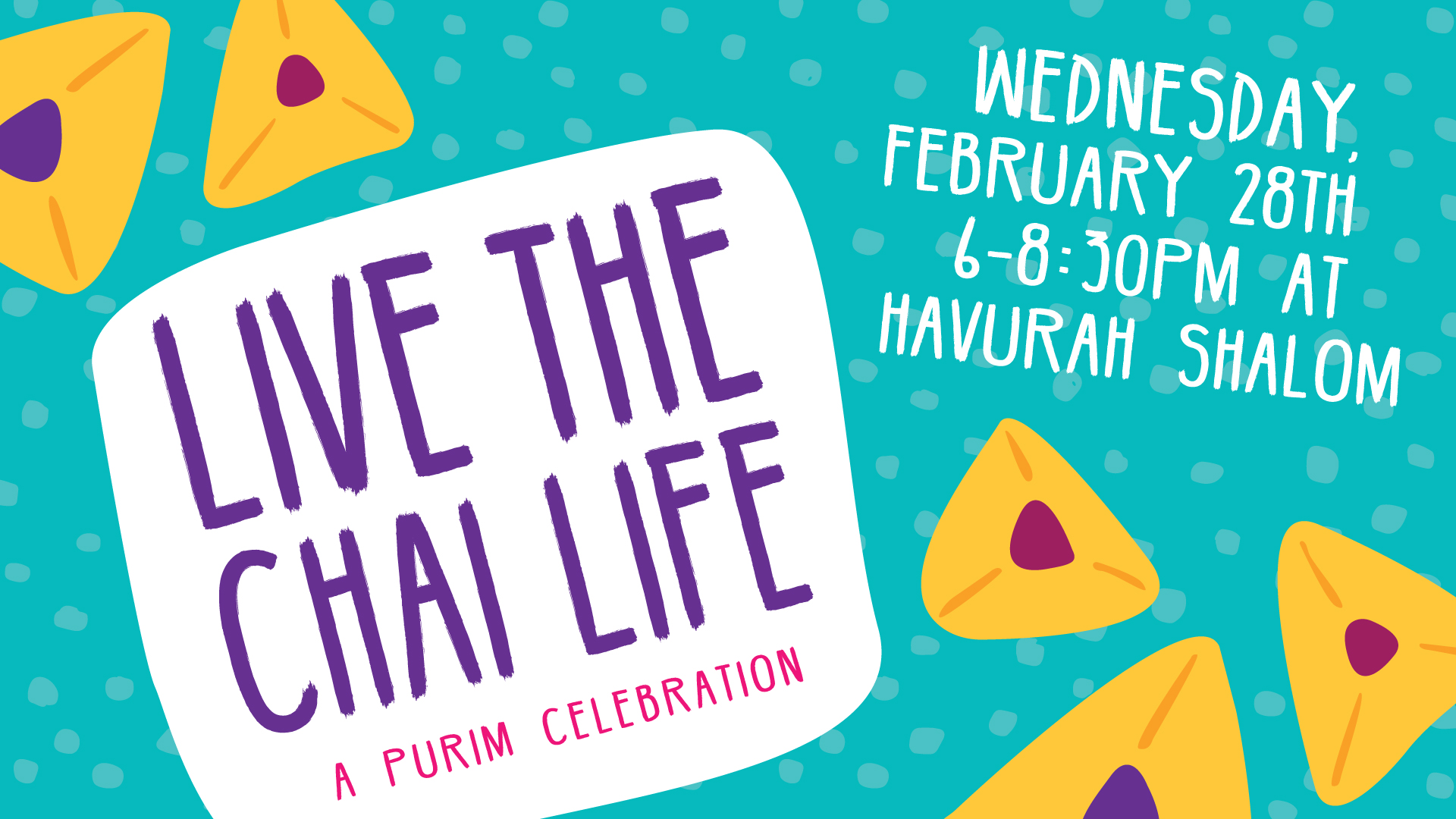 Live the Chai Life! - A Purim Celebration | Jewish Federation of ...
