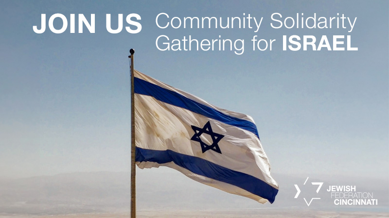 Community Gathering in Solidarity with Israel | Jewish Federation of ...
