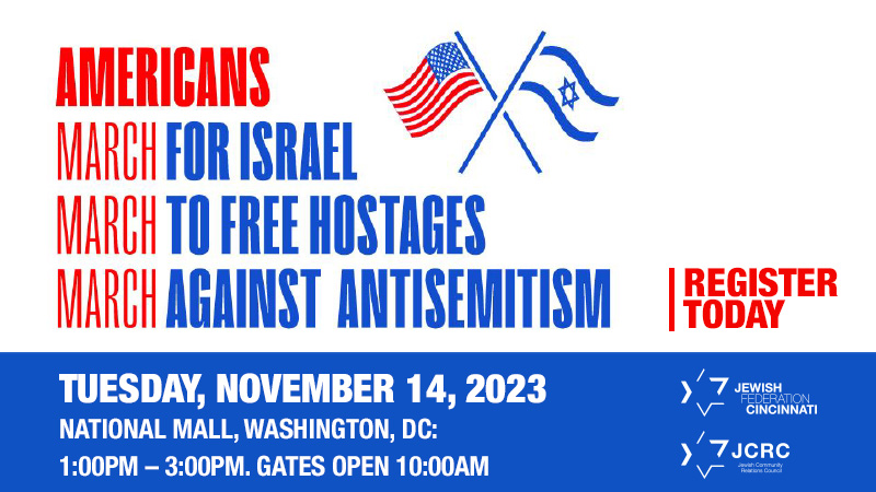 March for Israel | Jewish Federation of Cincinnati