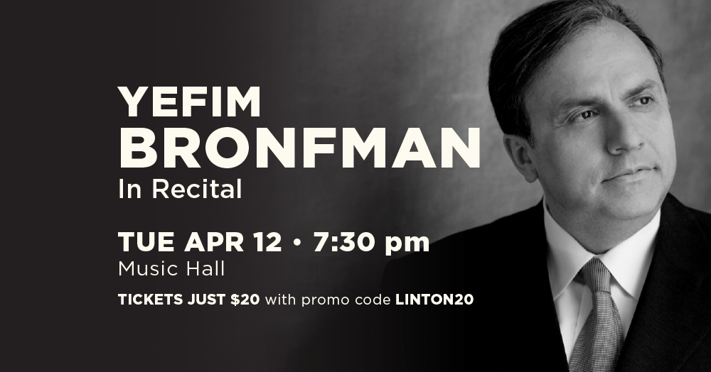 CSO: Yefim Bronfman in Recital | Jewish Federation of Cincinnati