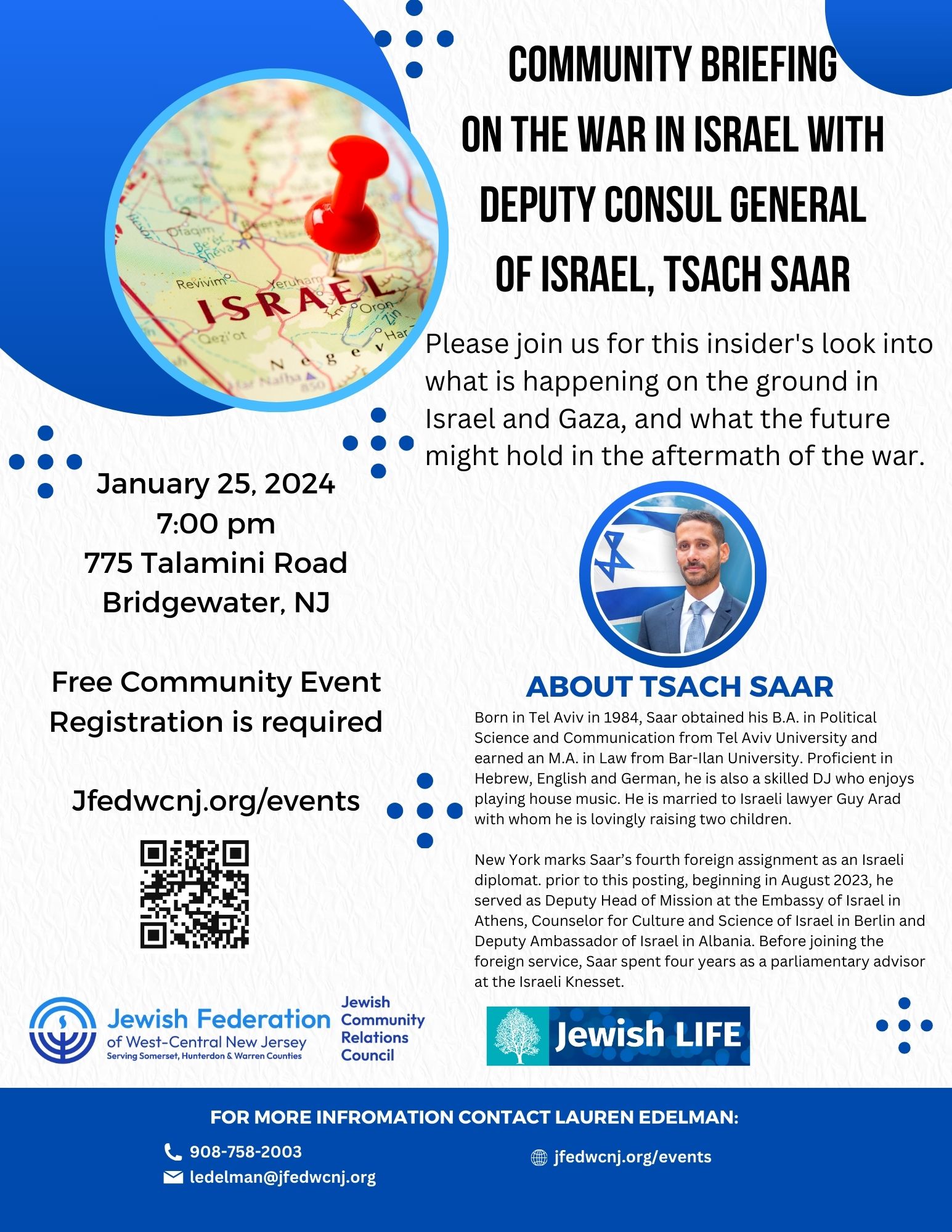 Community Briefing on the War in Israel | Jewish Federation of West ...