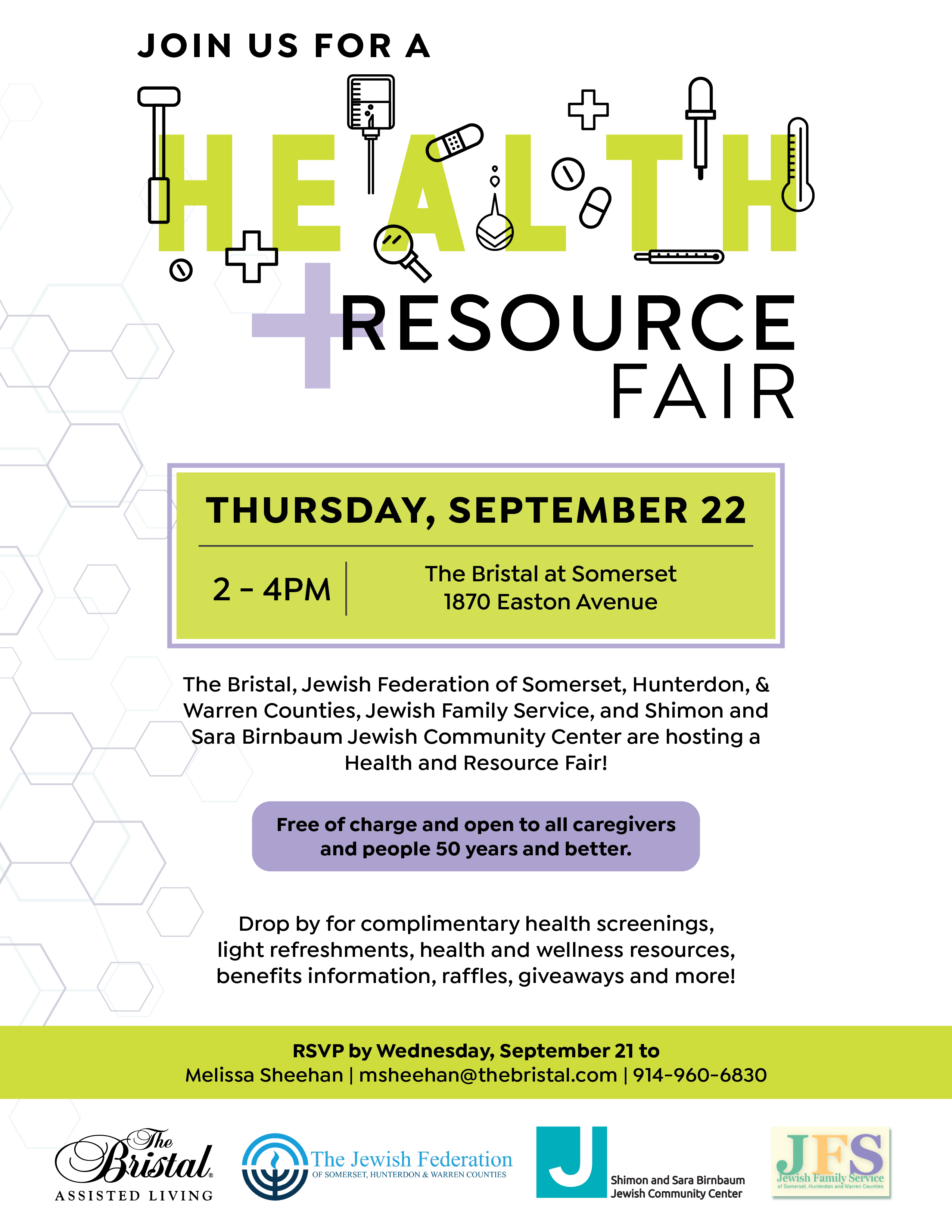 Health Resource Fair | Jewish Life NJ