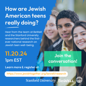 BeWell National Research Webinar | Jewish Together