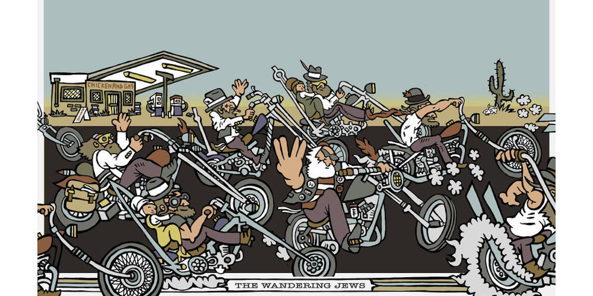 "Through the Hat" - The Art of Steve Marcus at The Yiddish Book Center ...