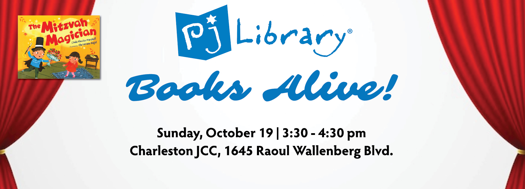 PJ Library Books Alive! | Charleston Jewish Federation