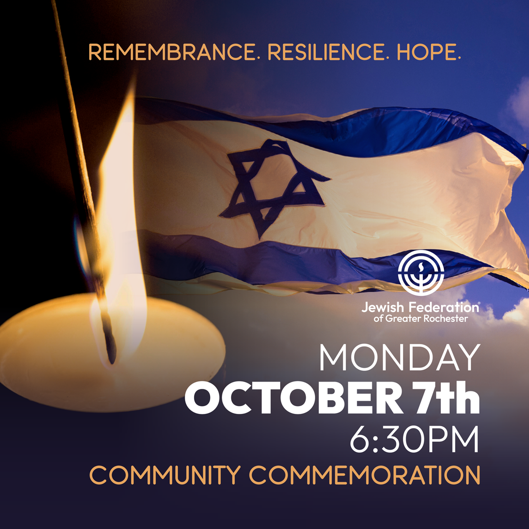 October 7th Community Commemoration | Jewish Federation of Greater ...