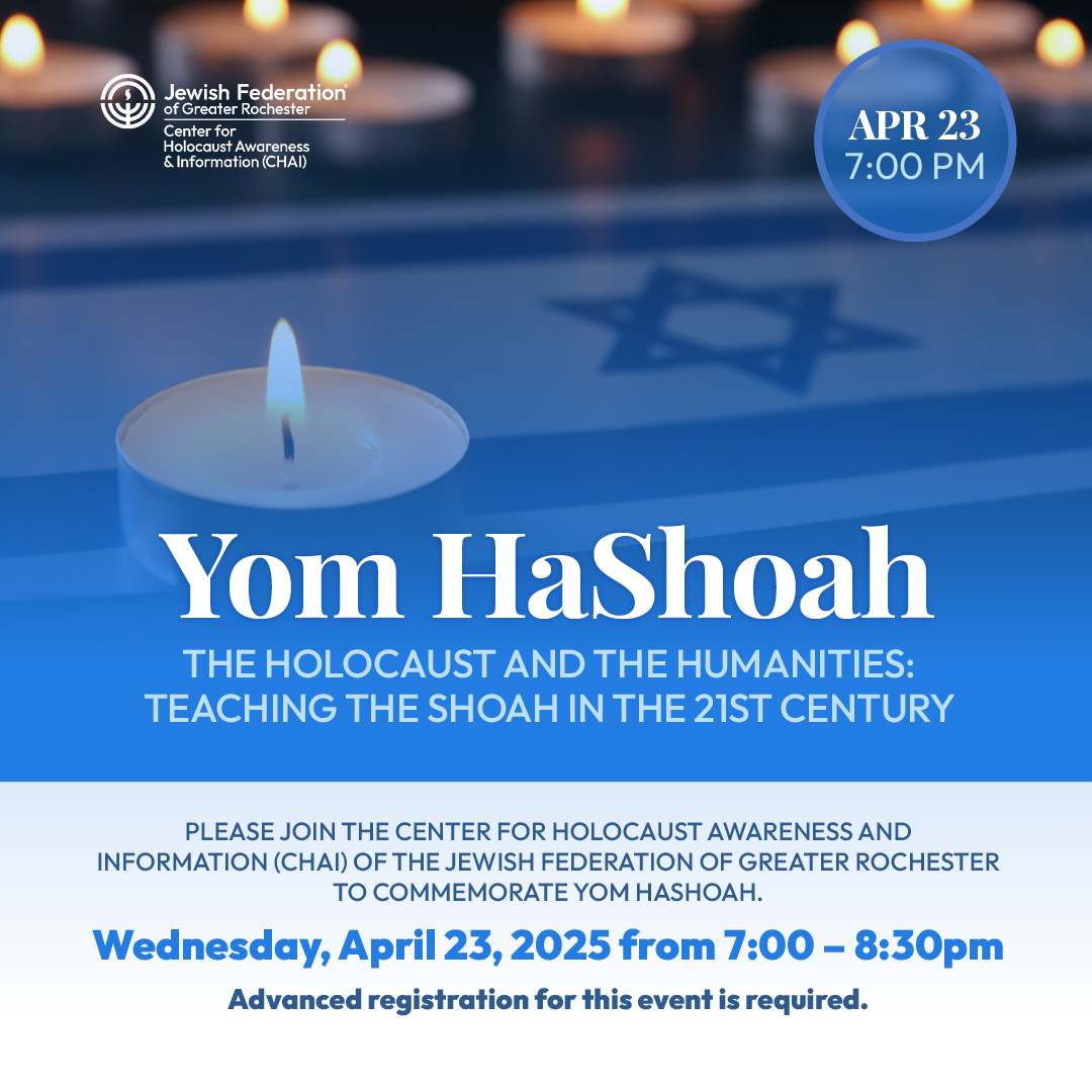 Yom Hashoah - Marking 80 Years Since the Defeat of Nazi Germany ...