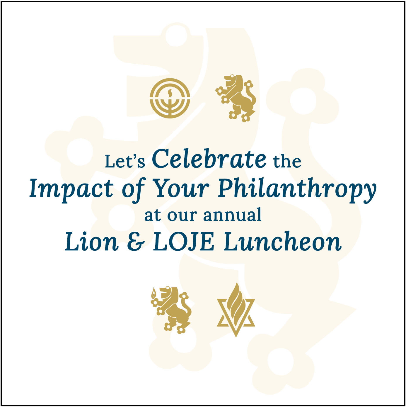 GJF Lion LOJE Luncheon | Greensboro Jewish Federation