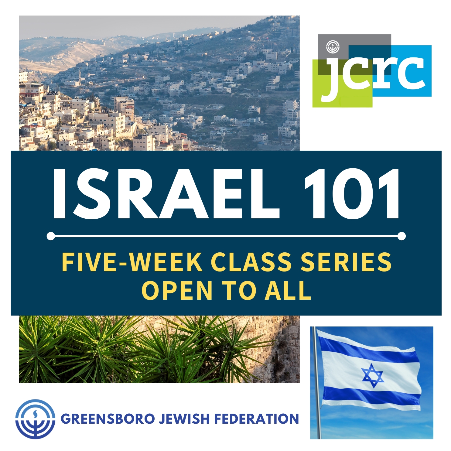 JCRC Educational Series on Israel: Israel 101 | Greensboro Jewish ...
