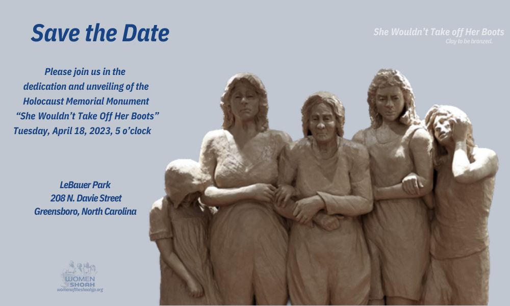 Dedication of "She Wouldn't Take Off Her Boots" | Greensboro Jewish ...