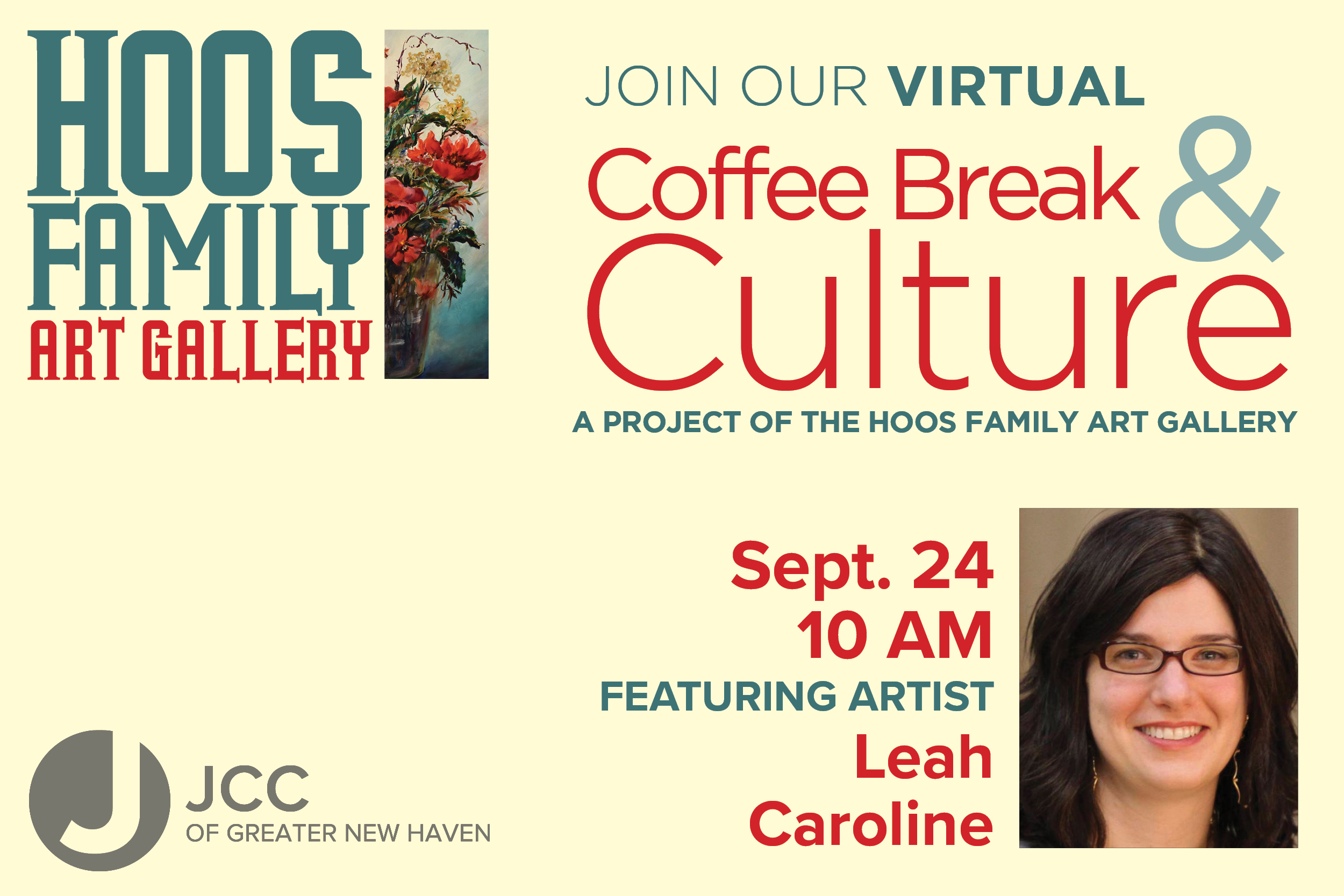 10 AM Coffee Break & Culture featuring Leah Caroline | JCC of Greater ...