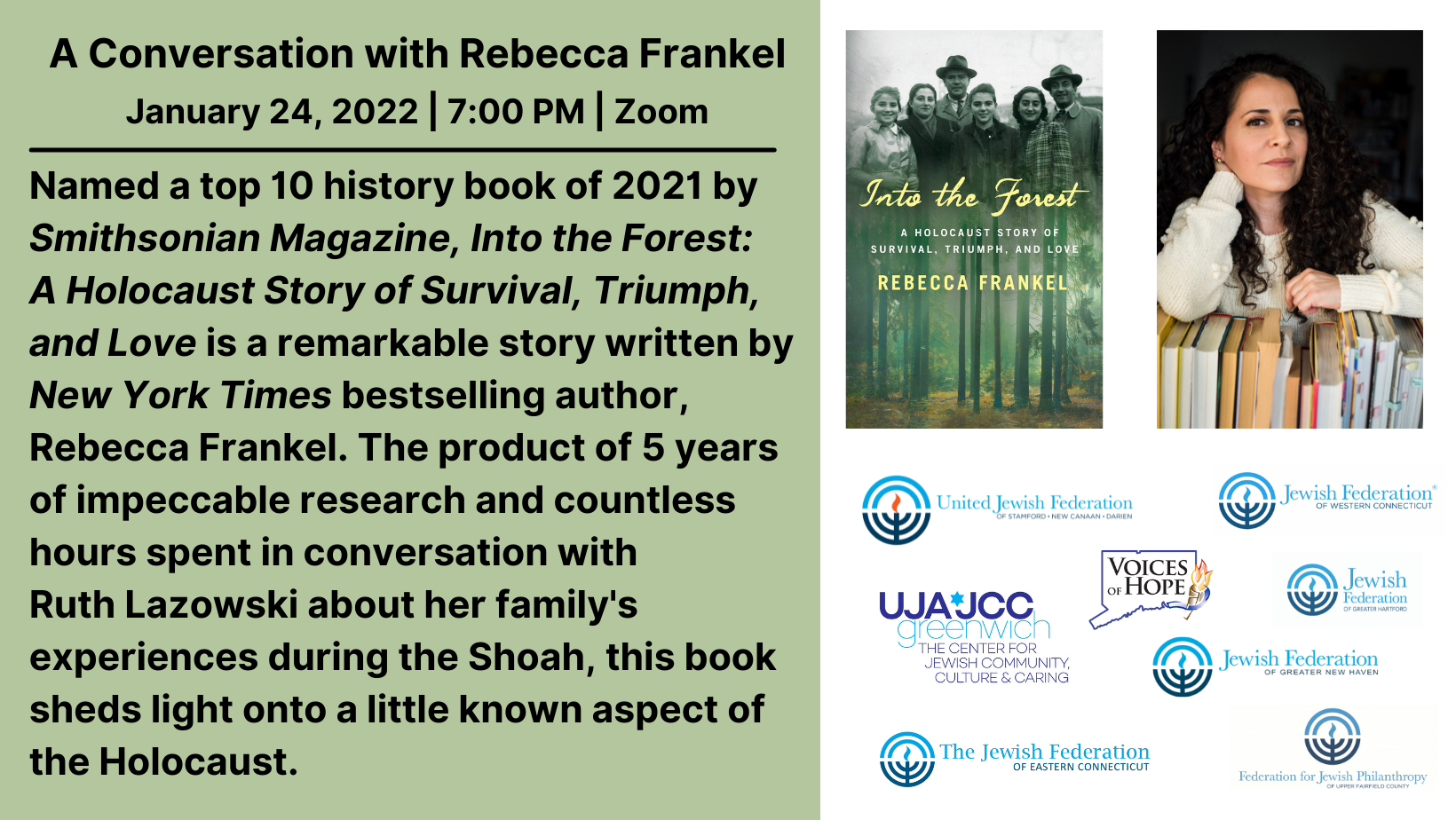 A Conversation with Rebecca Frankel | JCC of Greater New Haven