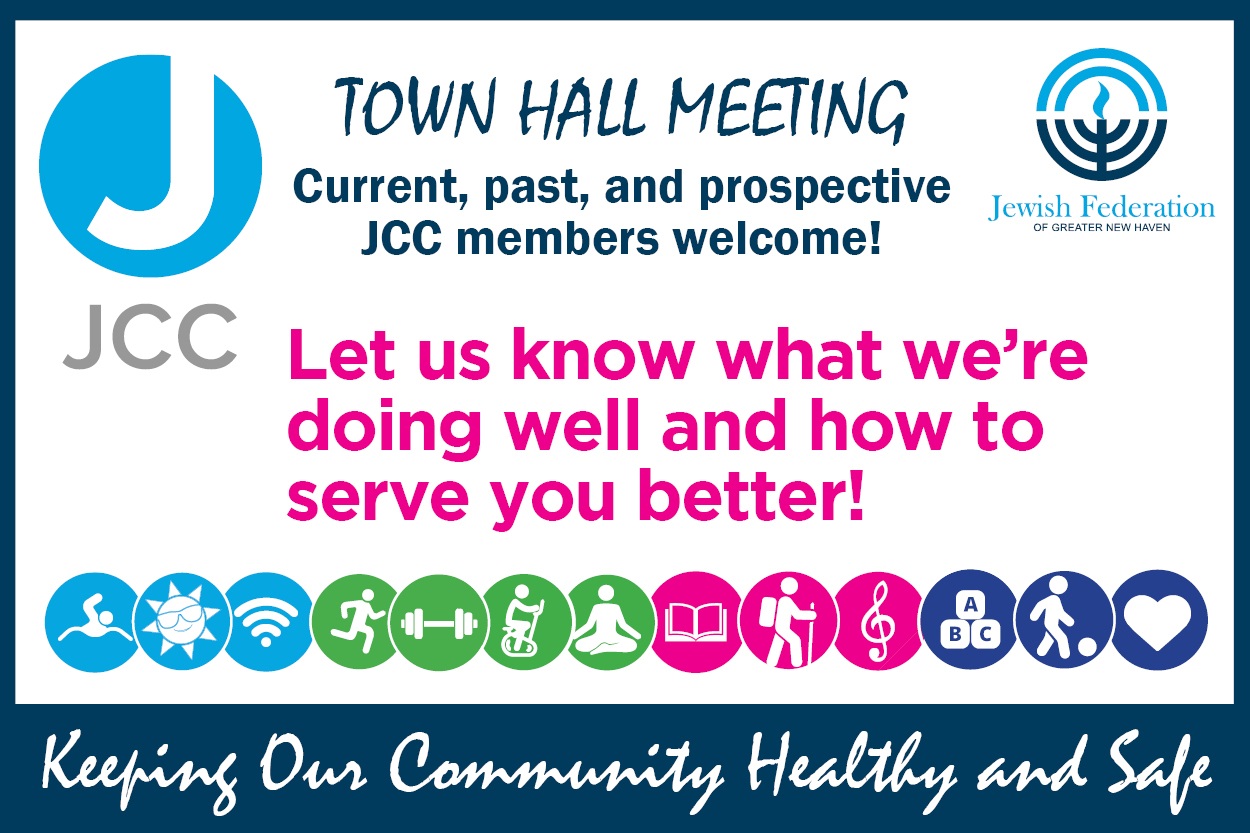7 PM Community Town Hall on Zoom | JCC of Greater New Haven