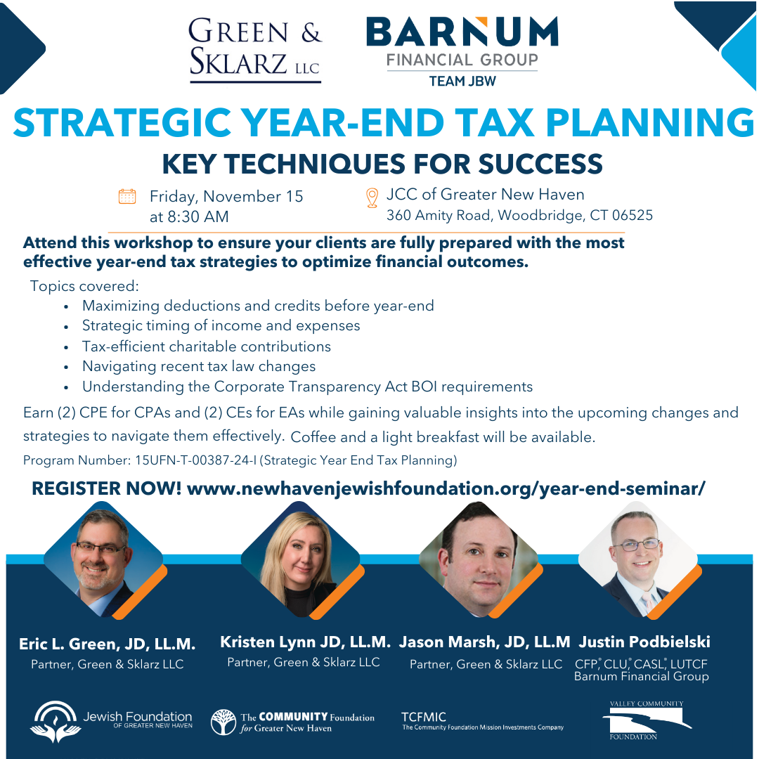 Strategic Year End Tax Planning: Key Techniques for Success | JCC of ...