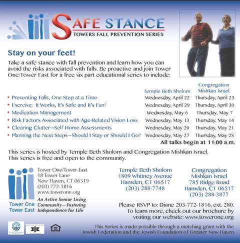 Safe Stance - Fall Prevention Workshop | JCC of Greater New Haven