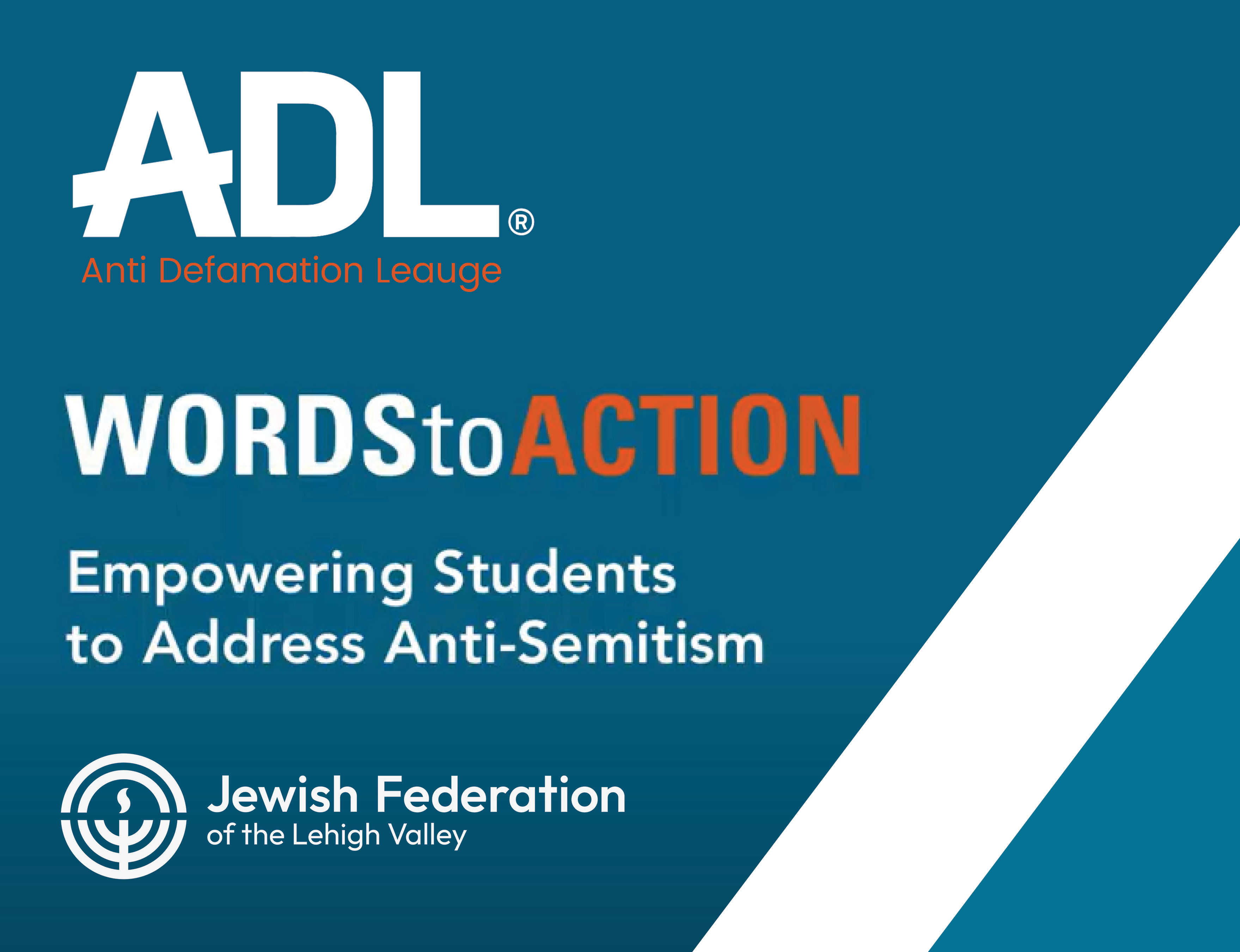 6PM ADL Words of Action Workshop for Teens | Jewish Federation of the Lehigh Valley