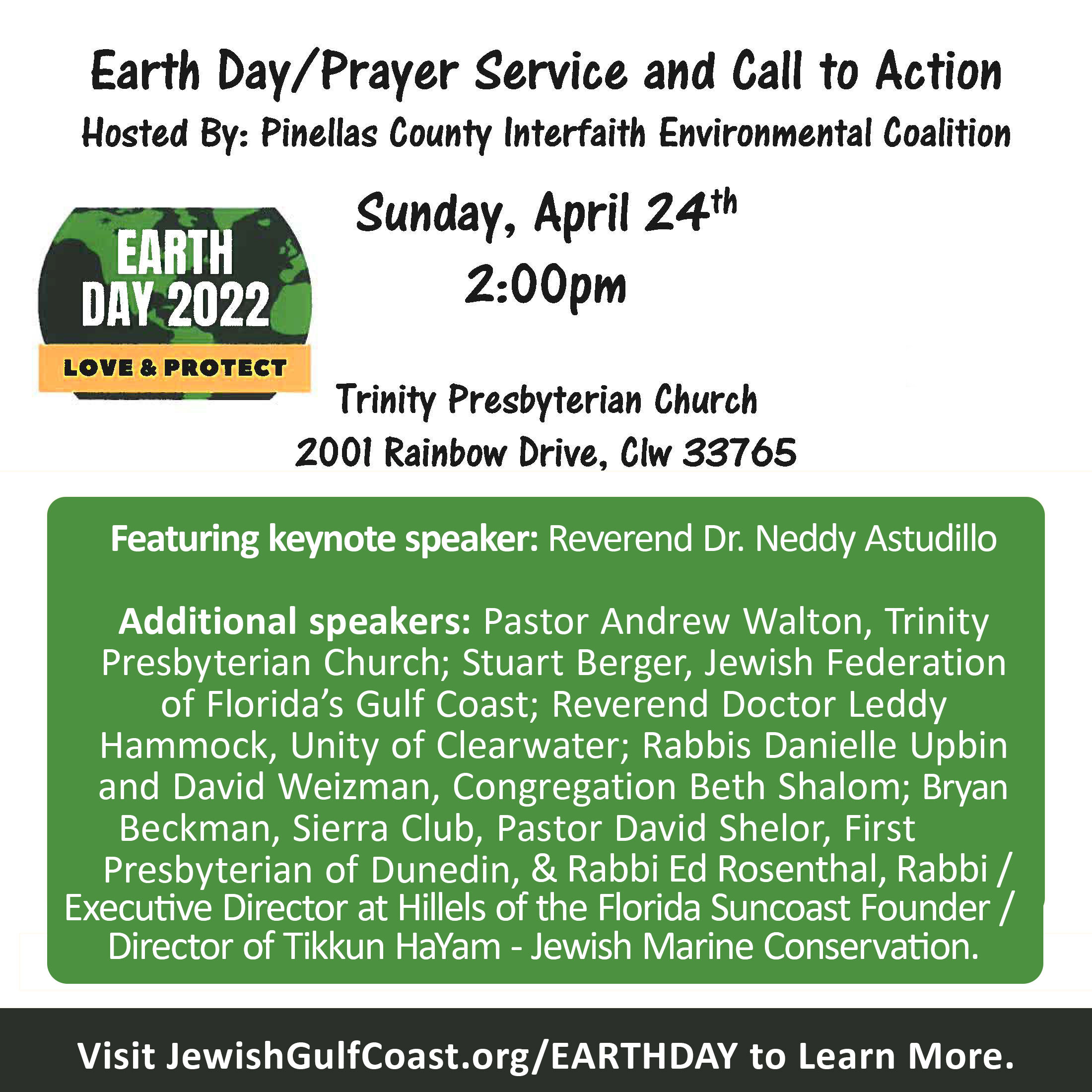 JCRC & Federation - Interfaith Earth Day Event | Jewish Federation of ...