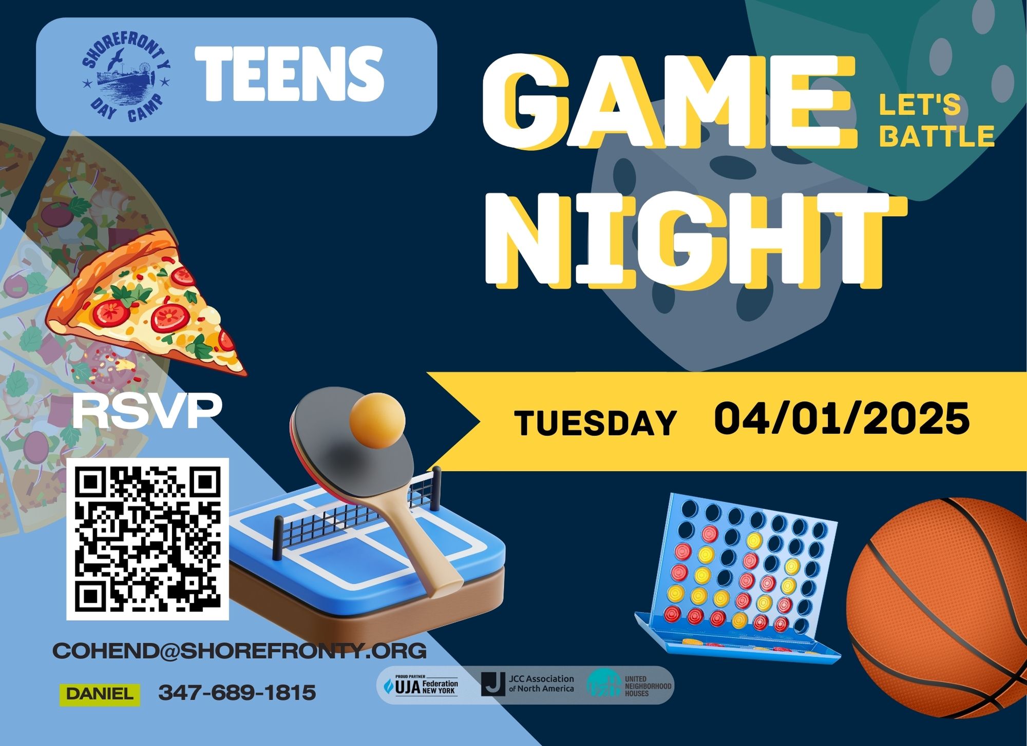 Game Night 04/01 | Shorefront YM-YWHA